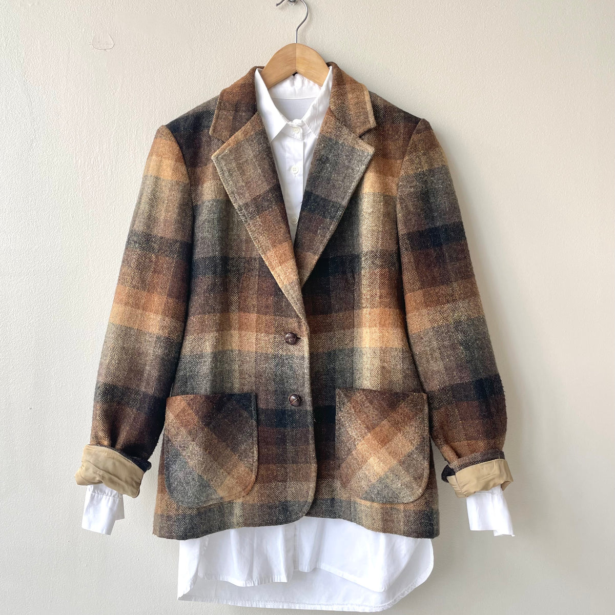 Gradient Plaid Jacket | 1970s – DEAR GOLDEN