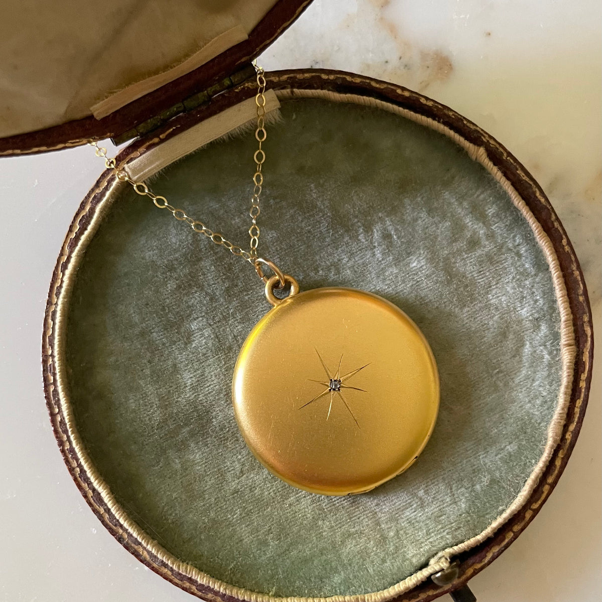 Antique North Star Locket – DEAR GOLDEN