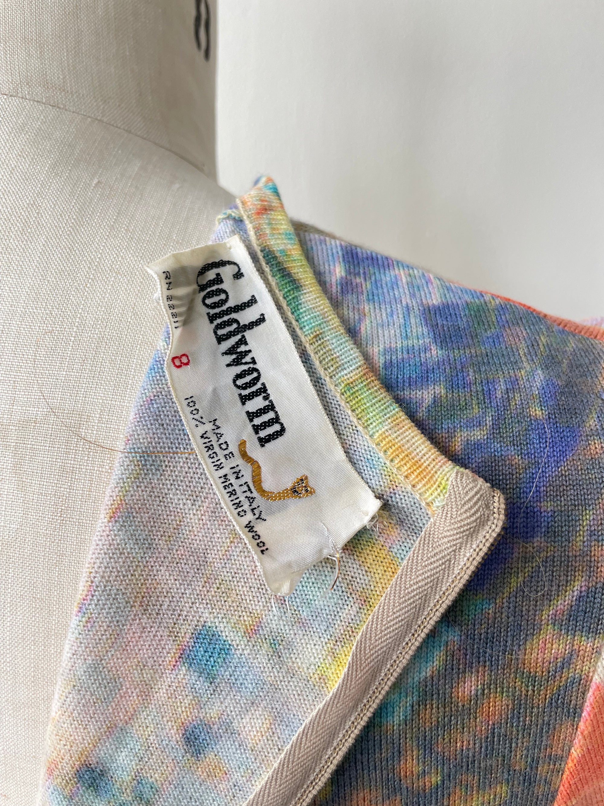 Goldworm Wool Knit Dress | 1970s – DEAR GOLDEN