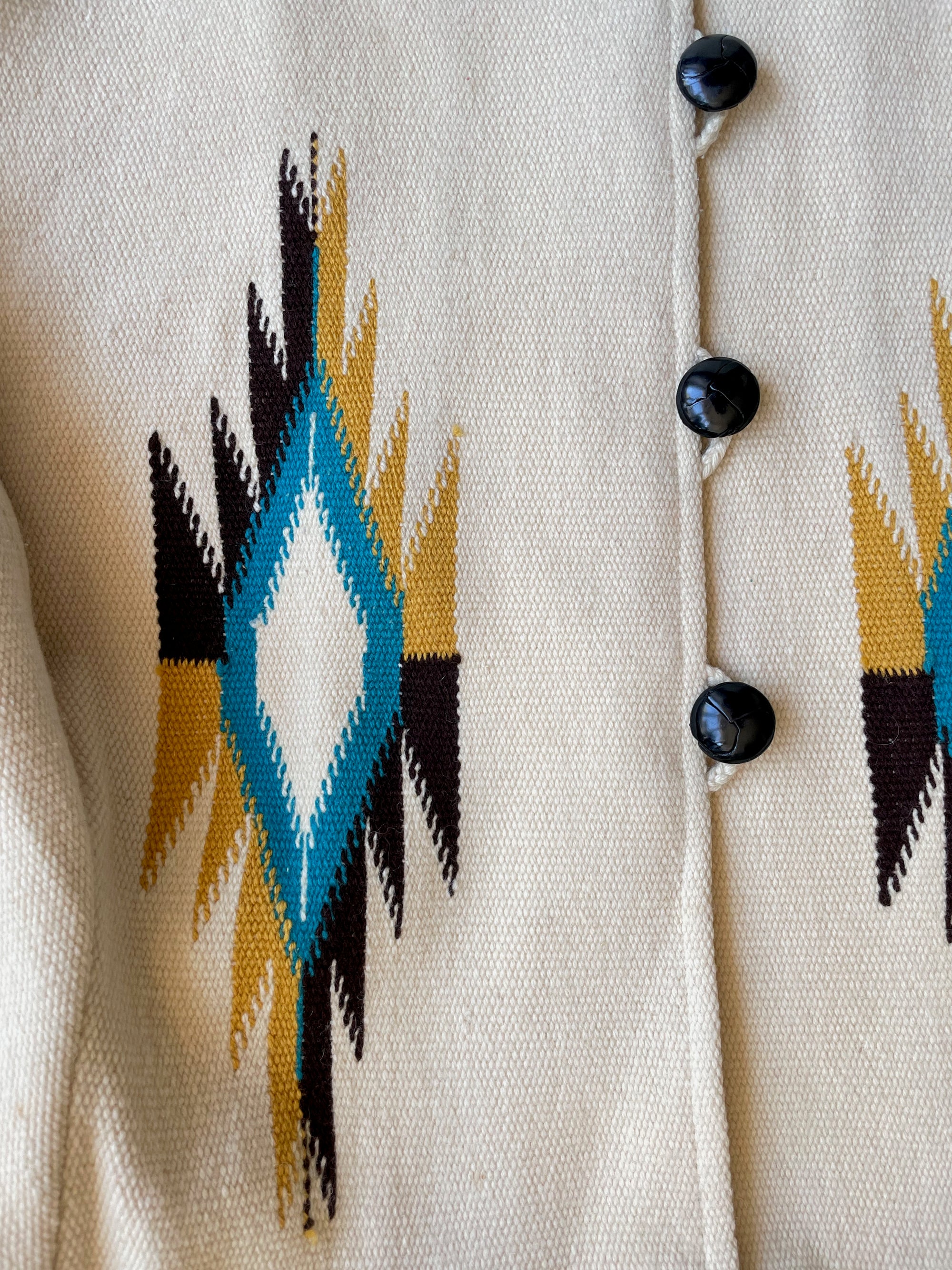 Ortega's Chimayo Woven Wool Coat – DEAR GOLDEN