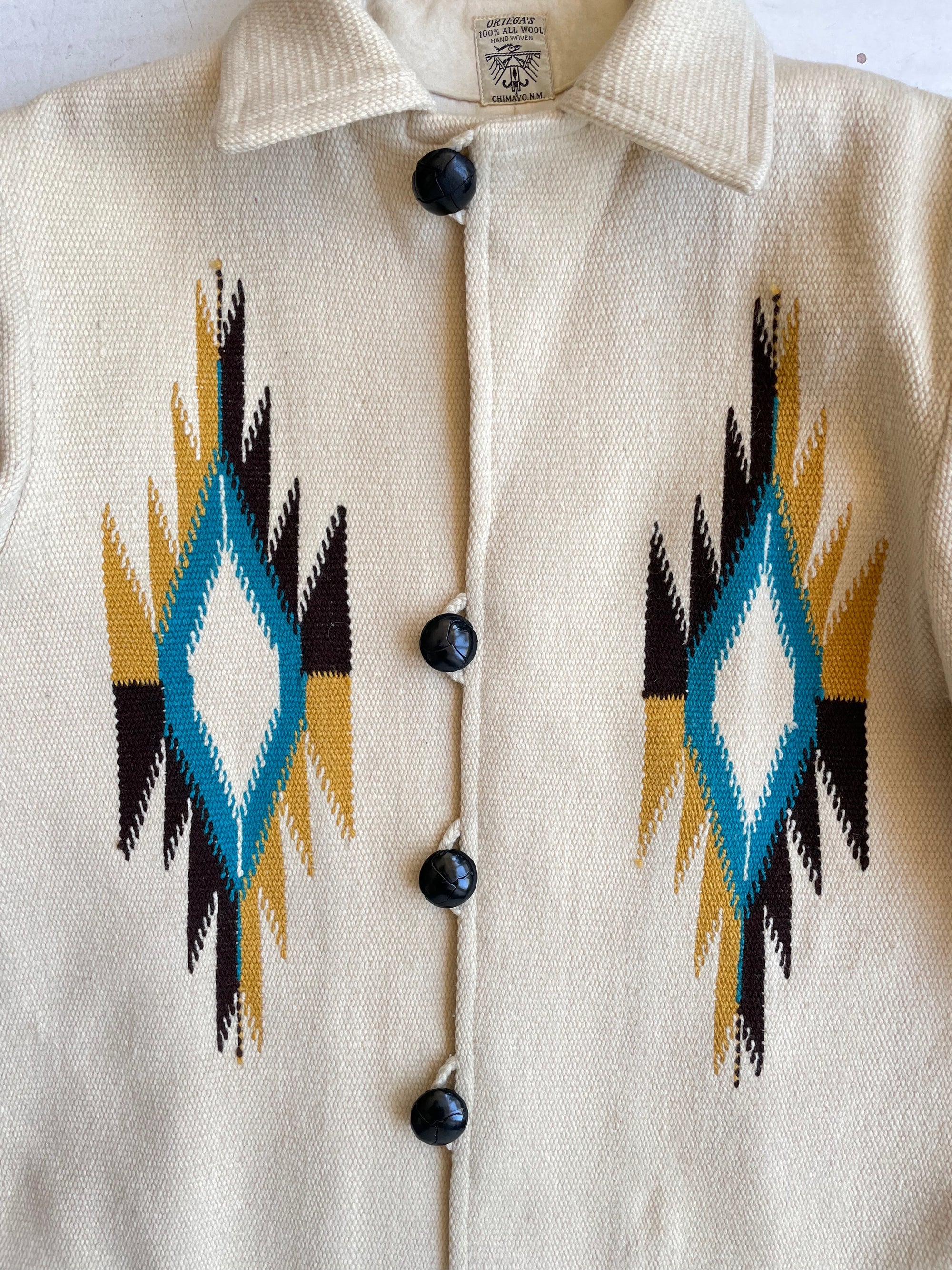 Ortega's Chimayo Woven Wool Coat – DEAR GOLDEN