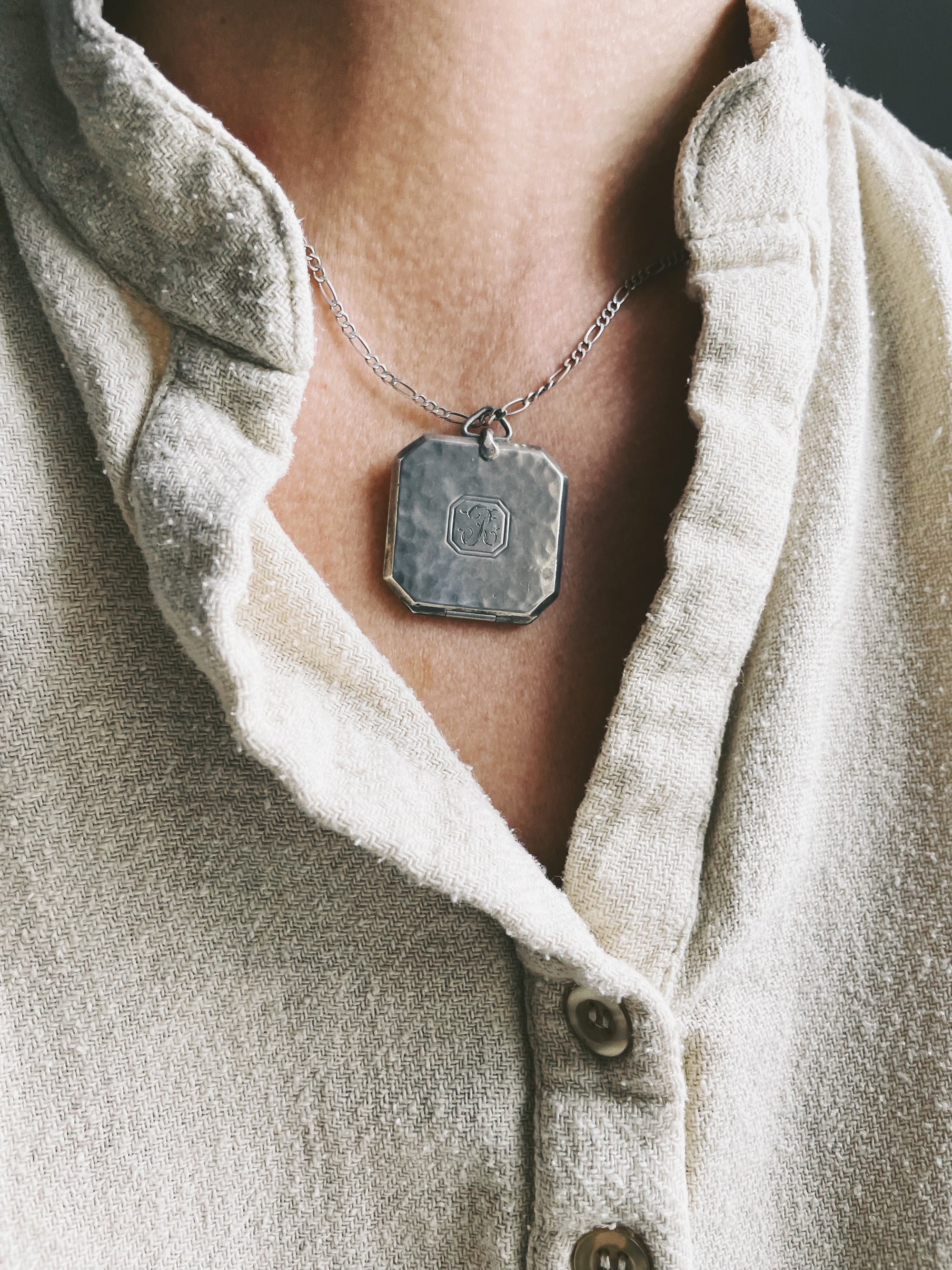 Antique Edwardian Sterling Silver Locket – DEAR GOLDEN